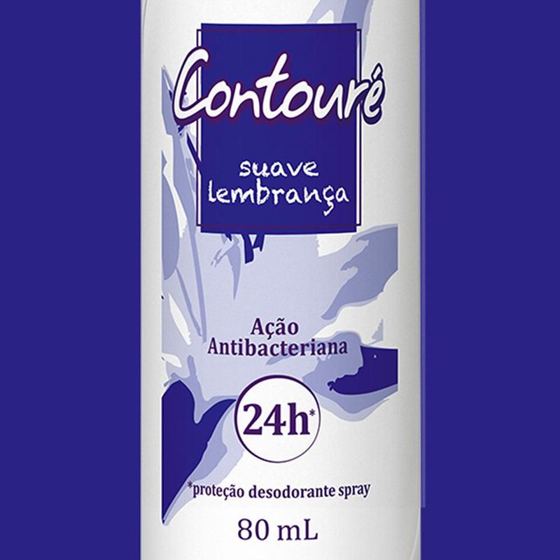 Desodorante Spray Contouré Suave Lembrança 80ml - Lojas Rede