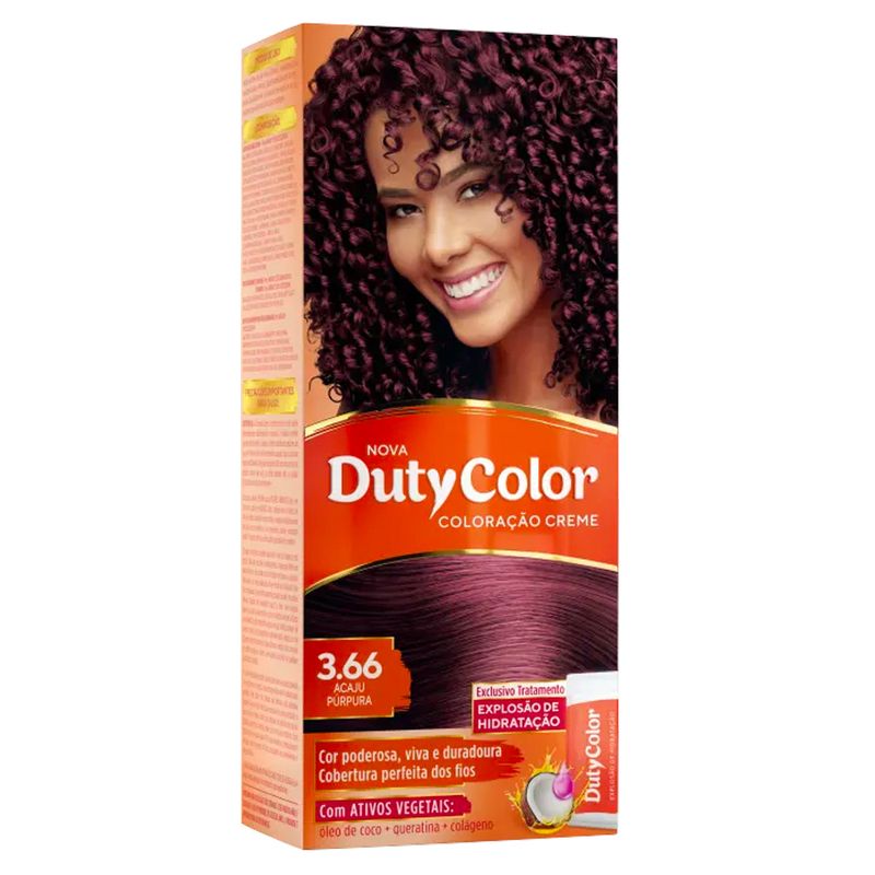 Coloração Duty Color Acaju Púrpura 3.66 - Lojas Rede