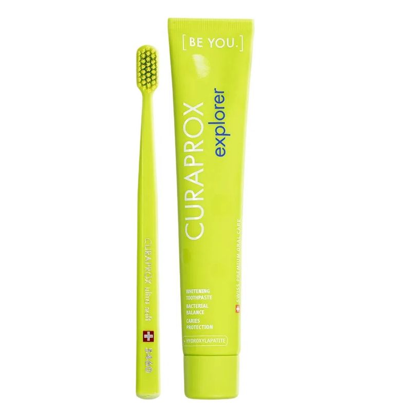 Kit Curaprox Be You Explorer Creme Dental 90g + Escova Dental Ultra ...