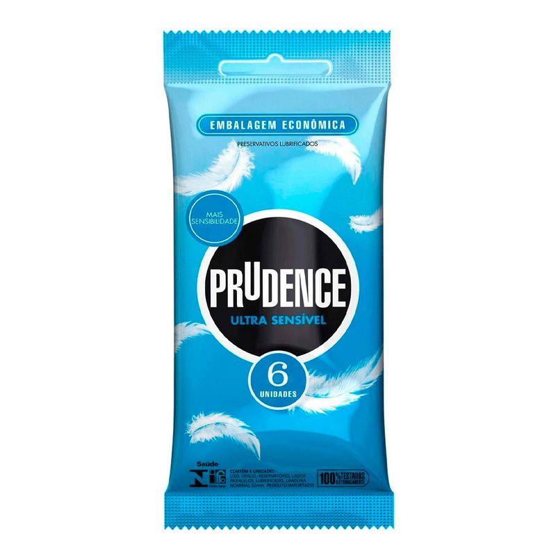 Preservativo Prudence Ultra Sensível Com 6 Und - Lojas Rede