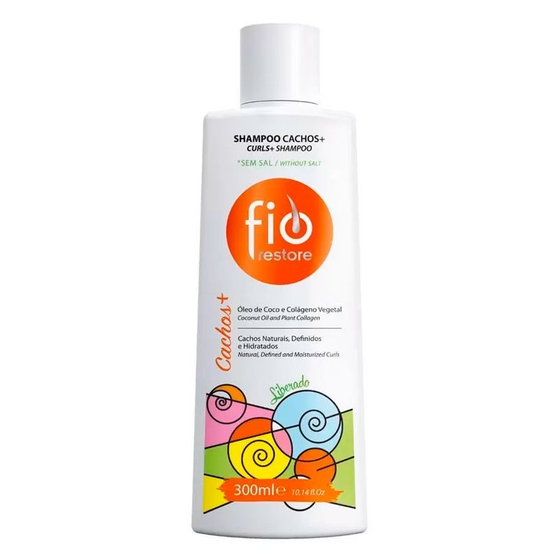 Shampoo Fio Restore Cachos + 300ml - Lojas Rede
