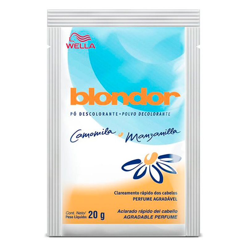 Kit Descolorante Em Pó Blondor Camomila 20g - Lojas Rede