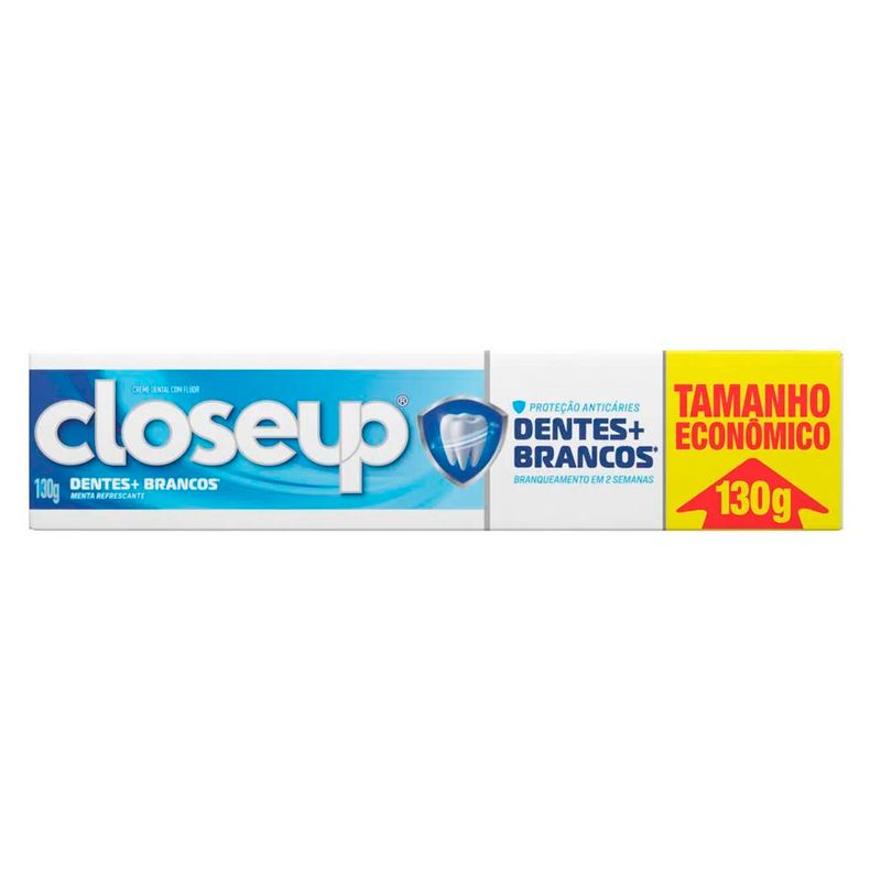 Gel Dental Close Up Dentes + Brancos 130g - Lojas Rede