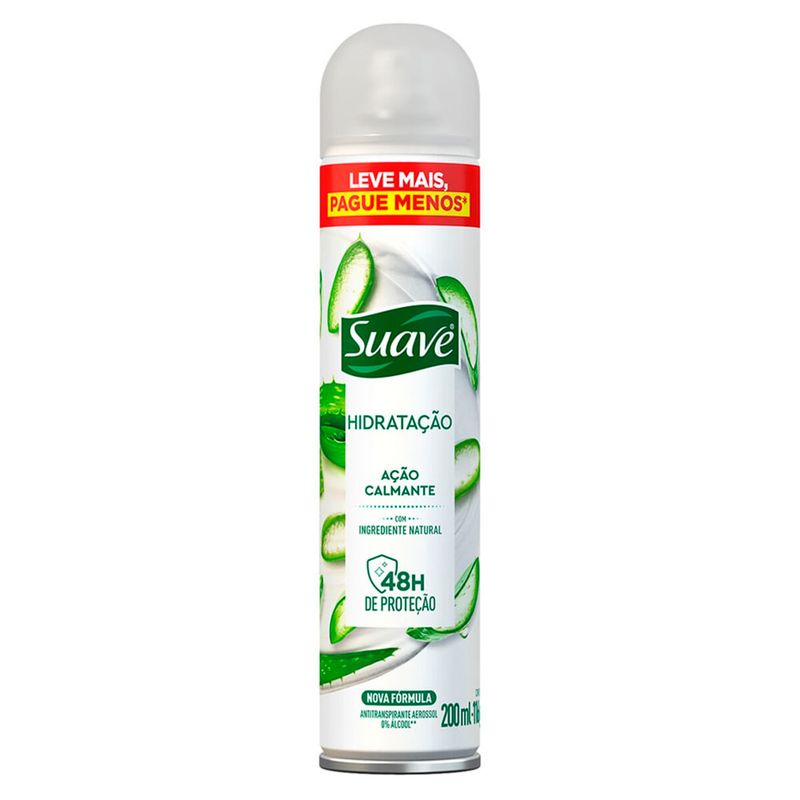 Desodorante Aerosol Suave Ação Calmante 200ml - Lojas Rede