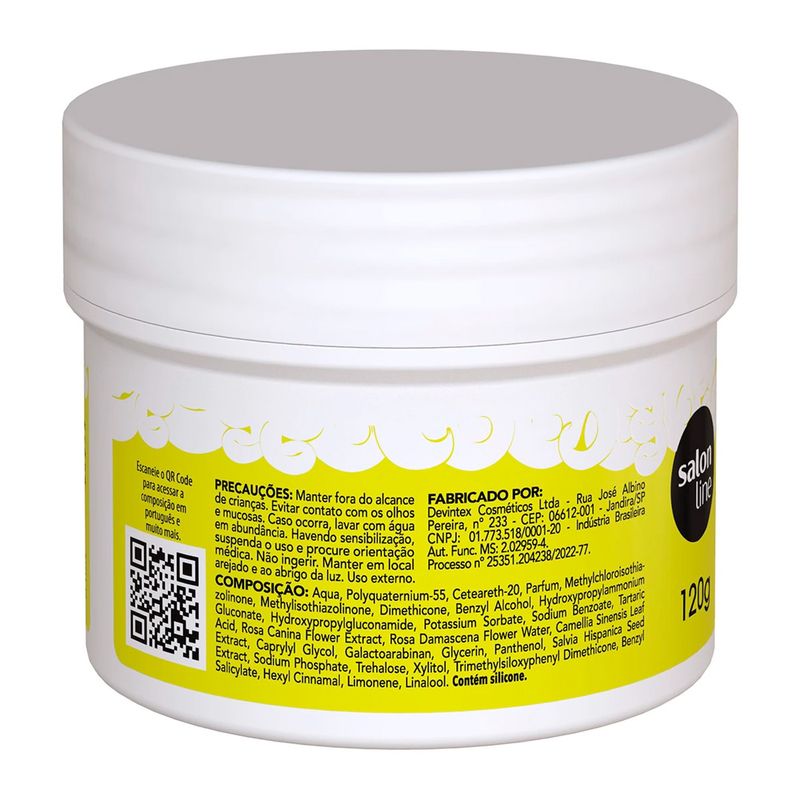 Pomada Capilar Salon Line To De Cacho Efeito Fixador 120g - Lojas Rede
