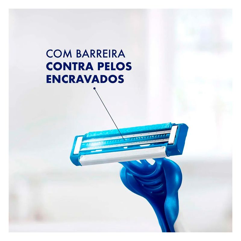 Aparelho De Barbear Gillette Derma Proteção Com 2 Unidades - Lojas Rede
