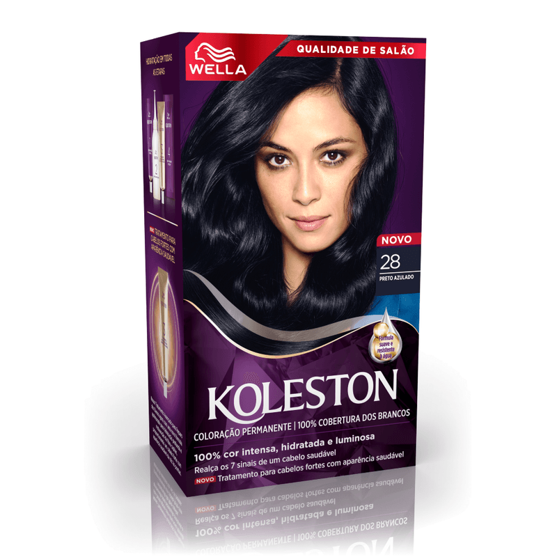 Kit Tintura Koleston Preto Azulado 28 - Lojas Rede Kit Tintura Koleston Preto Azulado 28 - Lojas Rede