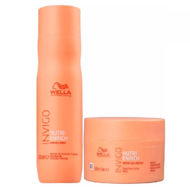 Kit-Shampoo-e-Mascara-Wella-Invigo-Nutri-Enrich-2 - Lojas Rede