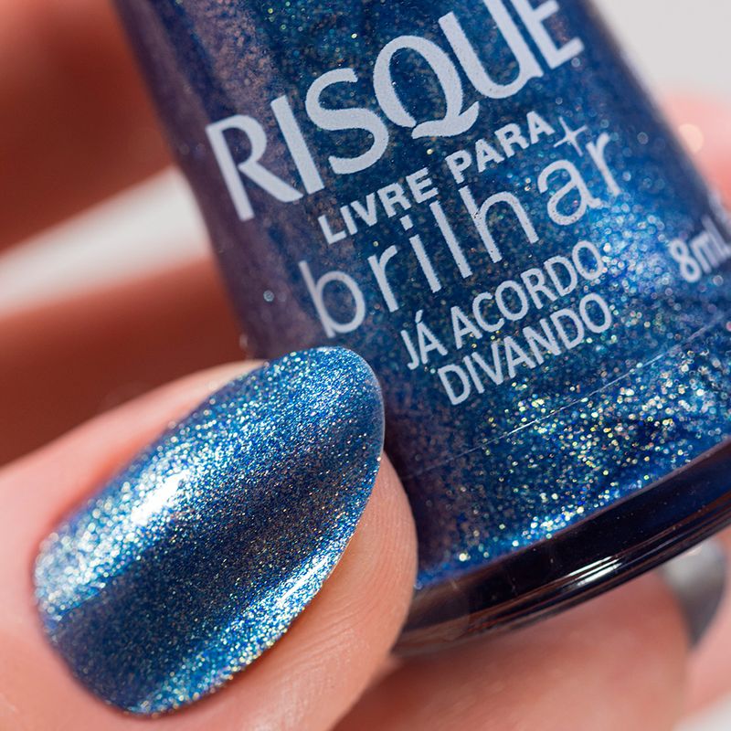 Esmalte Risqué Livre Para Brilhar Já Acordo Divando - Lojas Rede