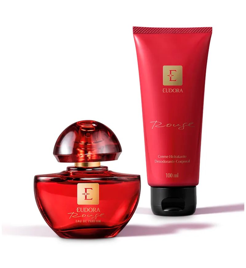 Kit Eudora Rouge Eau de Parfum+ Loção Hidratante - Lojas Rede