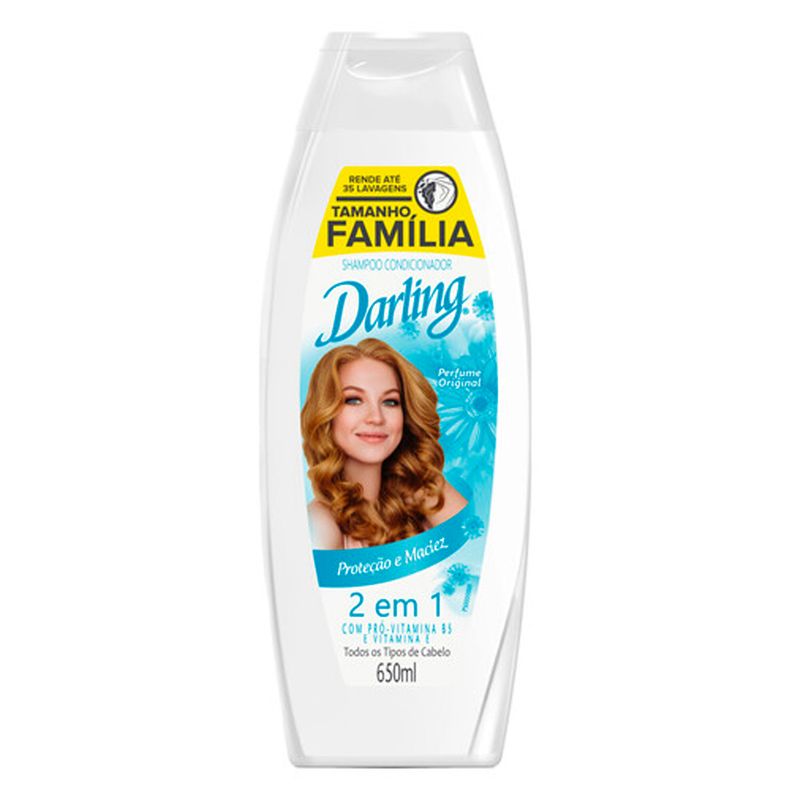 Shampoo Darling 2 Em 1 650ml - Lojas Rede