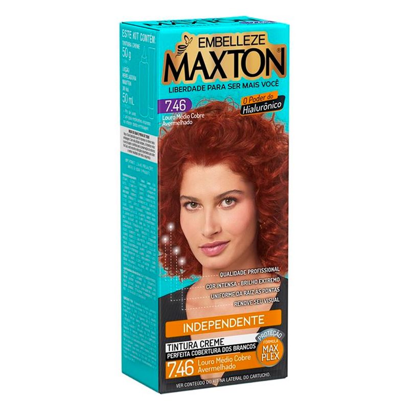 Kit Prático Maxton Cobre Avermelhado 7.46 - Lojas Rede