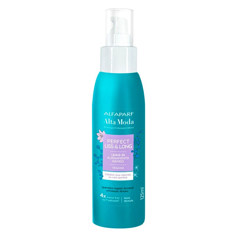 Leave In Alta Moda Perfect Liss & Long 125ml - Lojas Rede