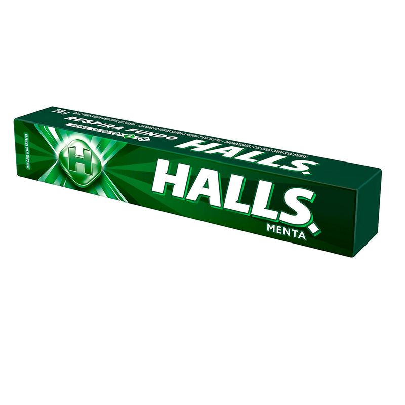 Bala Halls Menta 28g - Lojas Rede