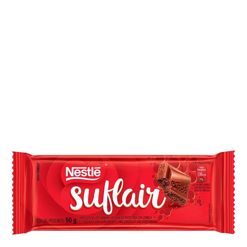 Chocolate Barra Suflair Nestlé 50g - Lojas Rede