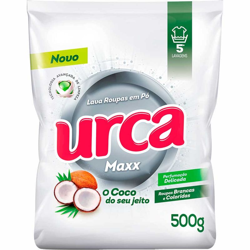 Sabão Em Pó Urca Coco 500g - Lojas Rede