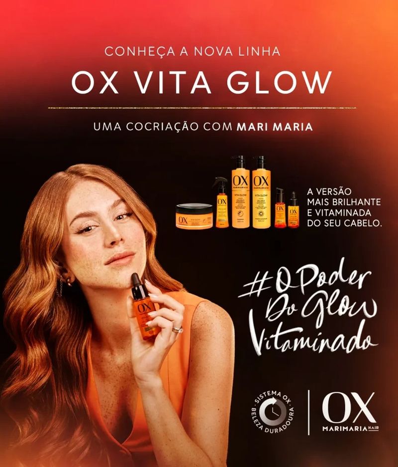 Óleo Capilar Ox Mari Maria Vita Glow 60ml - Lojas Rede