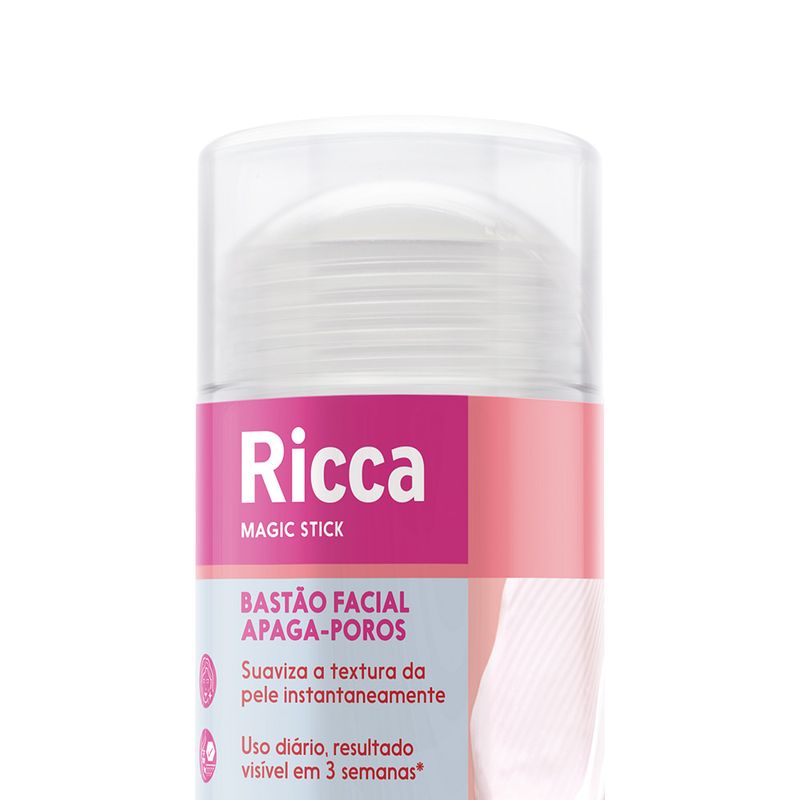 Bastão Facial Ricca Apaga-Poros -3808 - Lojas Rede