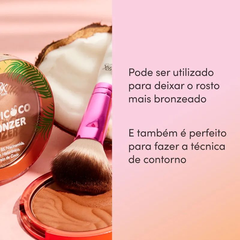 Bronzer Em Pó Ruby Kisses Tropicoco Sombra E Água Fresca - Lojas Rede