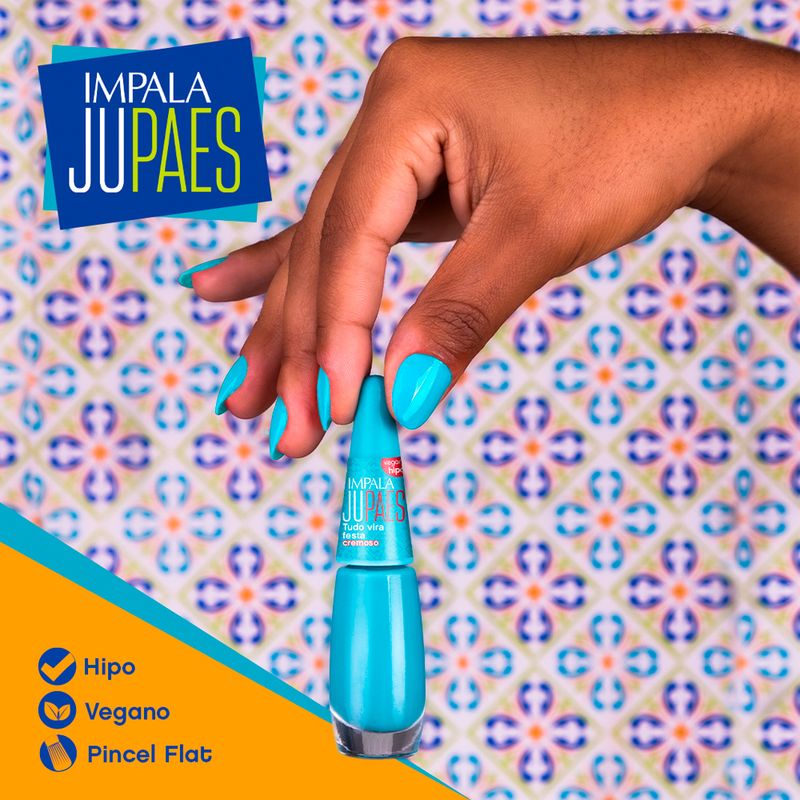 Esmalte Impala Ju Paes Tudo Vira Festa - Lojas Rede