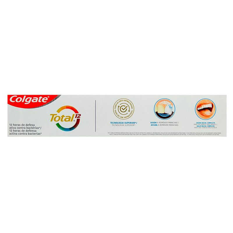 Creme Dental Colgate Total 12 Whitening 180g - Lojas Rede