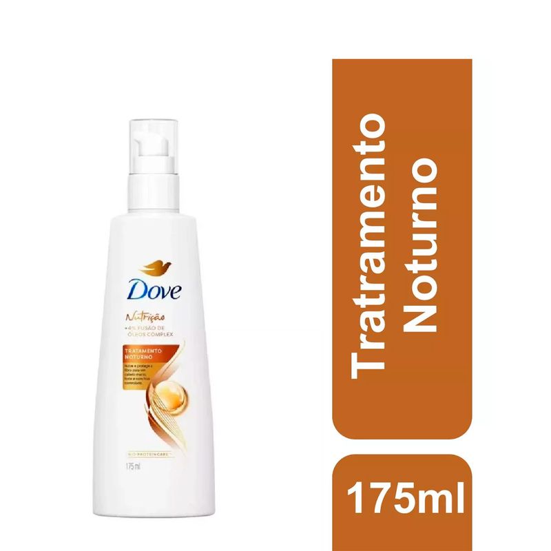 Leave In Dove Tratamento Noturno Nutrição 175ml - Lojas Rede