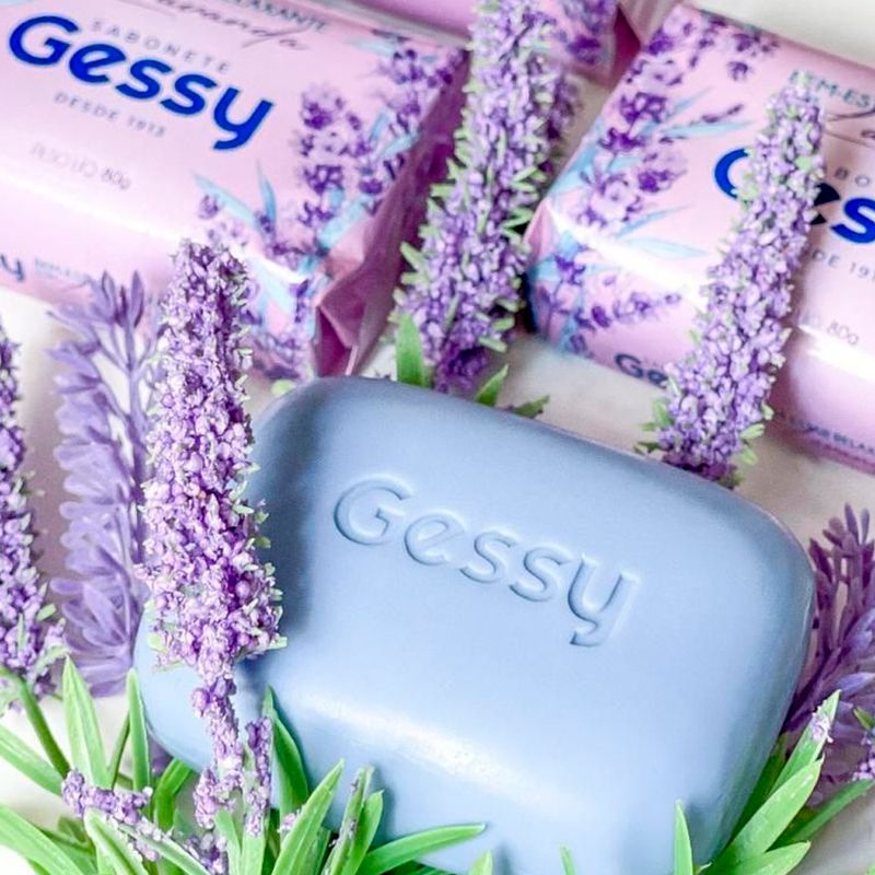 Sabonete Em Barra Gessy Bem-Estar Relaxante Lavanda 80g - Lojas Rede