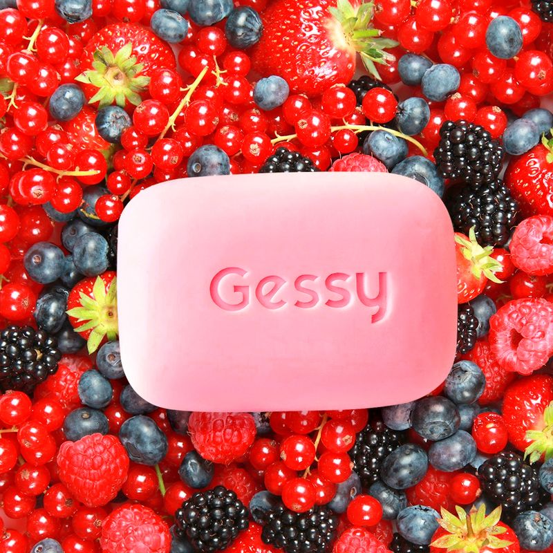 Kit Sabonete Em Barra Gessy Frutas Vermelhas Com 6 Unidades 80 - Lojas Rede