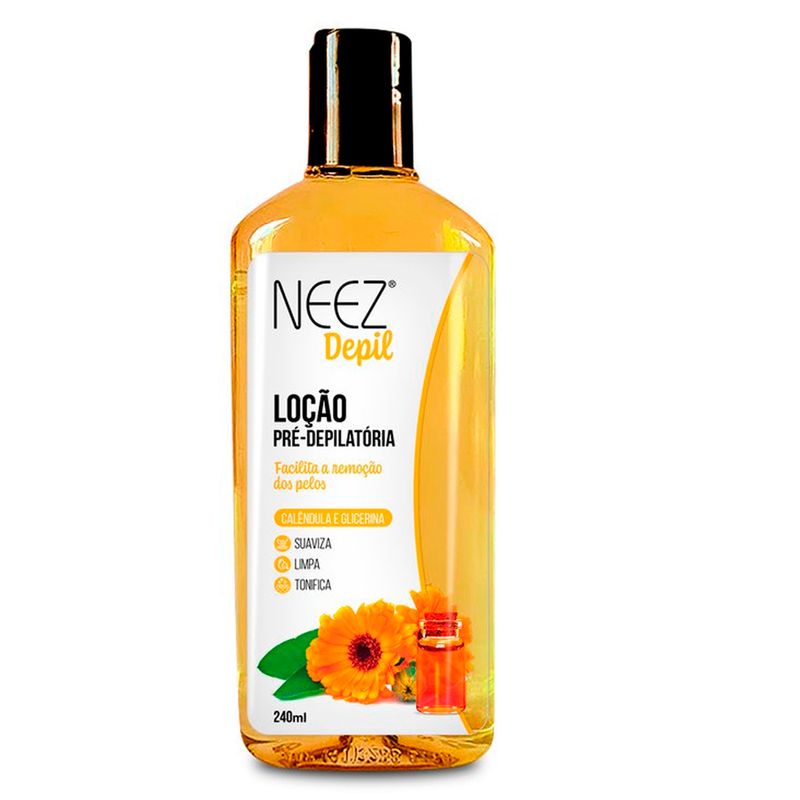 Loção Pré Depilatória Depil Neez Calêndula E Glicerina 240ml - Lojas Rede
