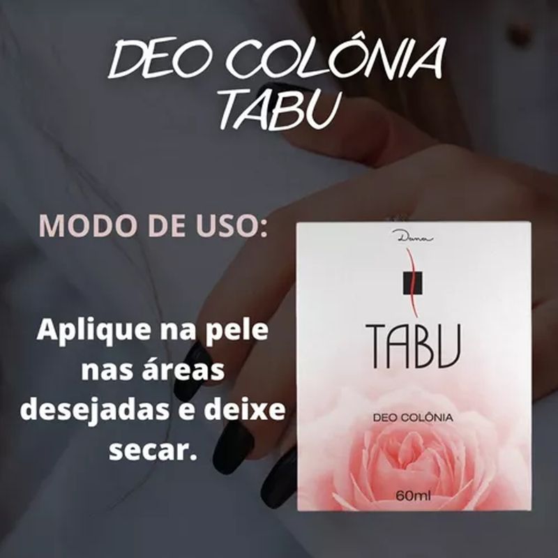 Deo Colônia Tabu 60ml - Lojas Rede