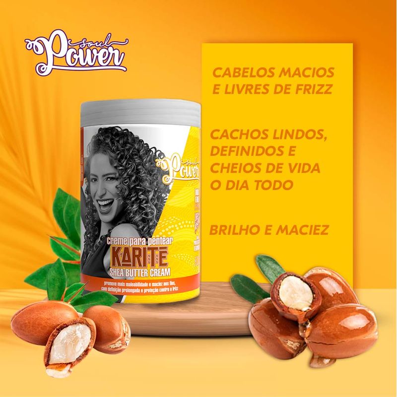 Creme Para Pentear Soul Power Karité Shea Butter 800g - Lojas Rede