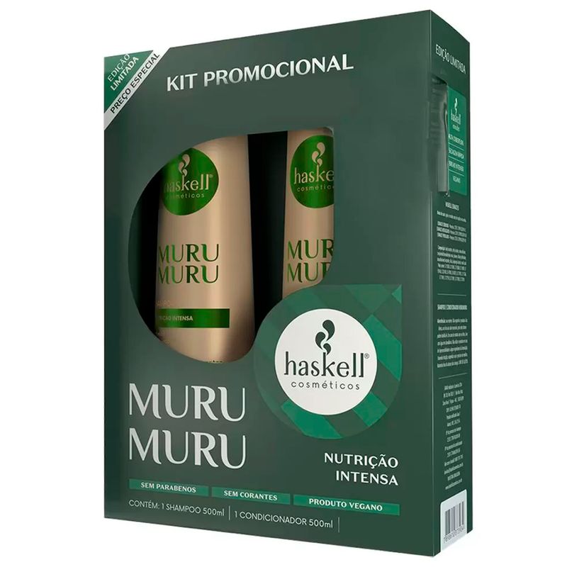 Kit Shampoo E Condicionador Haskell Murumuru 500ml - Lojas Rede