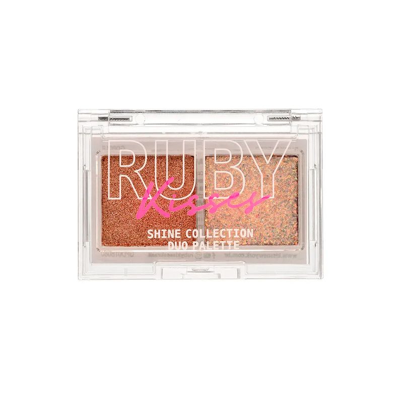 Paleta De Sombra Ruby Kisses Shine Collection Gold - Lojas Rede