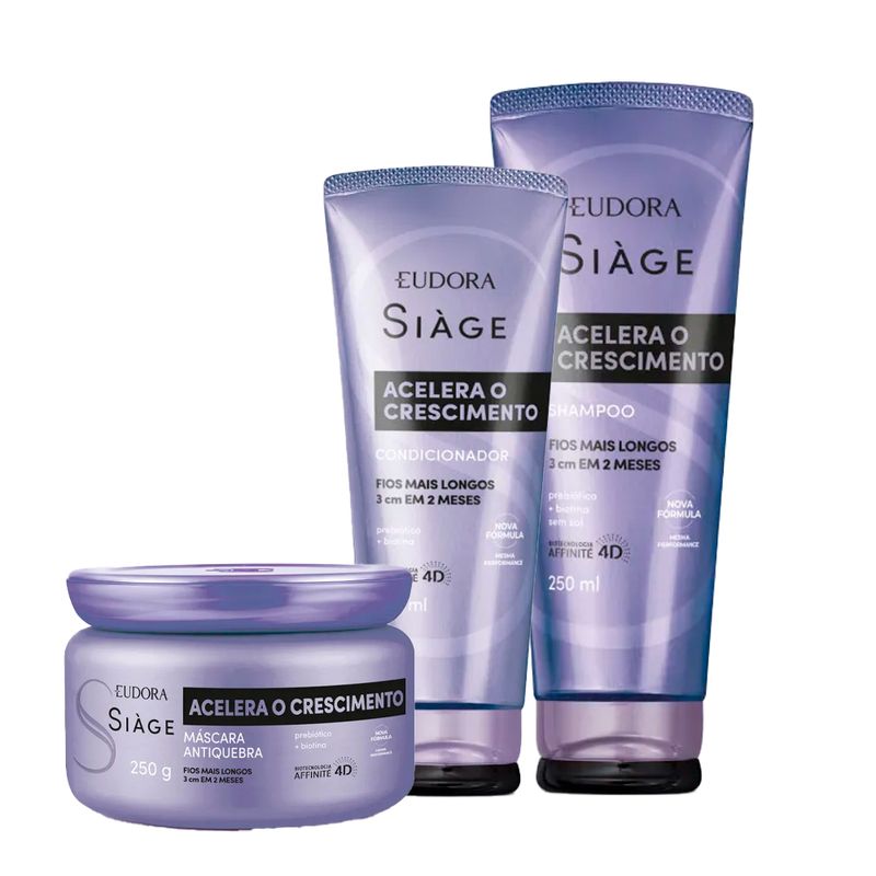 Kit Eudora Siàge Acelera o Crescimento - Lojas Rede Kit Eudora Siàge Acelera o Crescimento - Lojas Rede