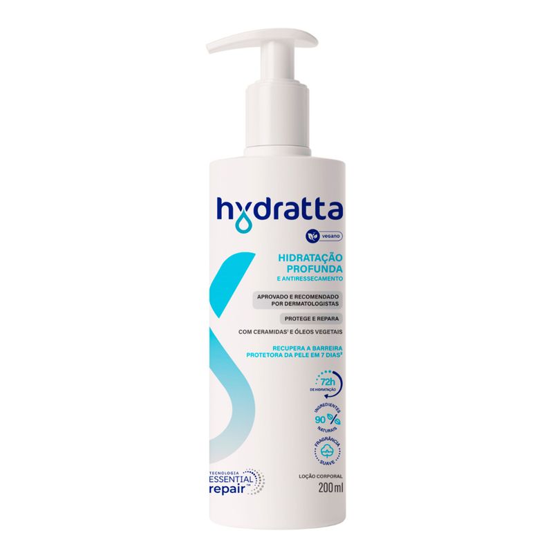 Loção Hidratante Hydratta Hidratação Profunda 200ml - Lojas Rede