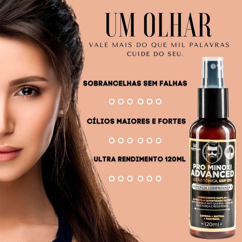 Tônico Capilar Pro Minoxi Advanced 120ml - Lojas Rede
