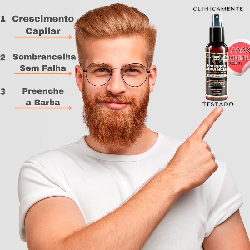 Tônico Capilar Pro Minoxi Advanced 120ml - Lojas Rede