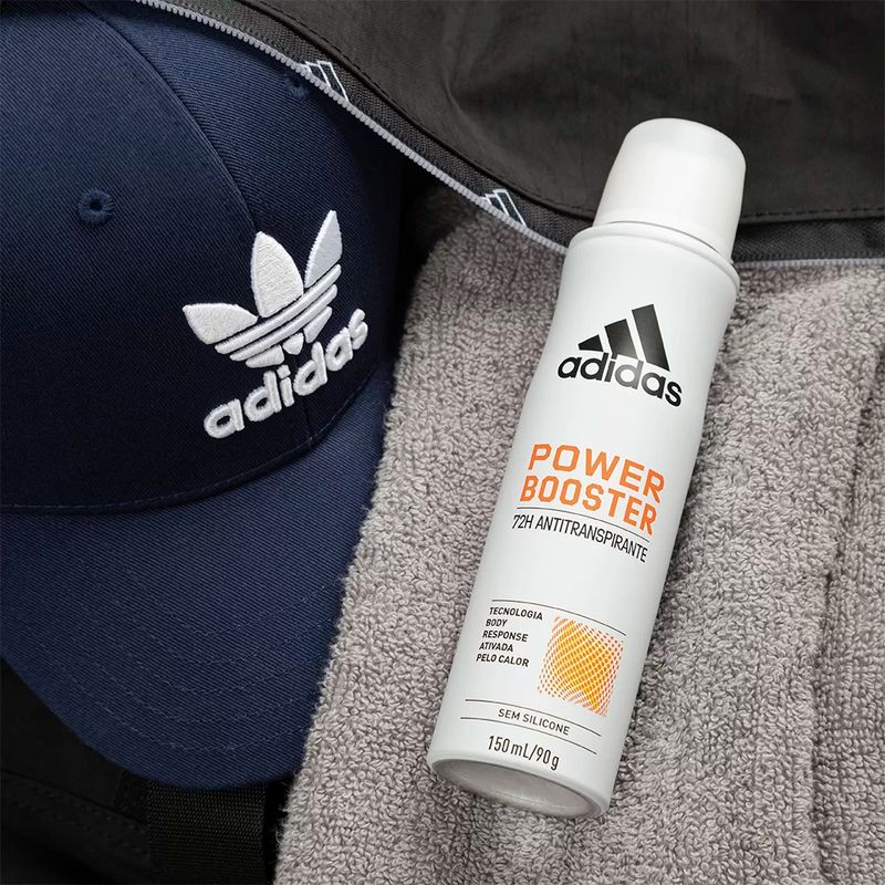 Desodorante Aerosol Adidas Power Booster Feminino 150ml - Lojas Rede