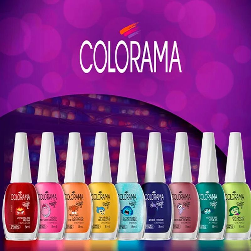 Esmalte Colorama Divertidamente 2 Chorando Purpurina - Lojas Rede