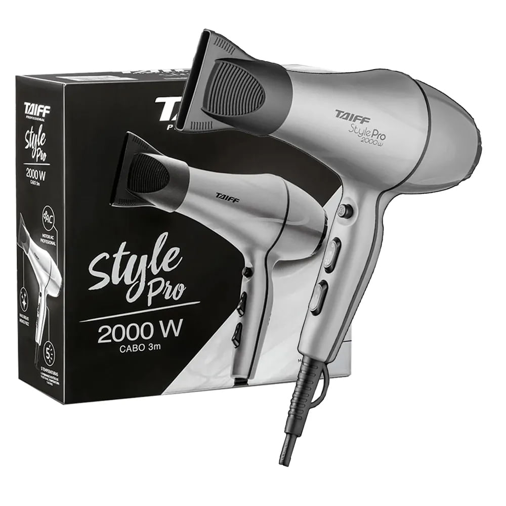 Secador Taiff Style Pro 2000W 127V - Lojas Rede